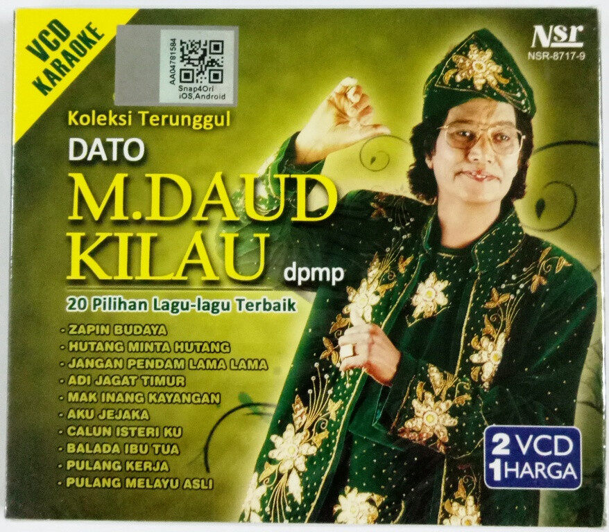Dato M. Daud Kilau - Koleksi Unggul 20 Pilihan Lagu-Lagu Terbaik VCD ...
