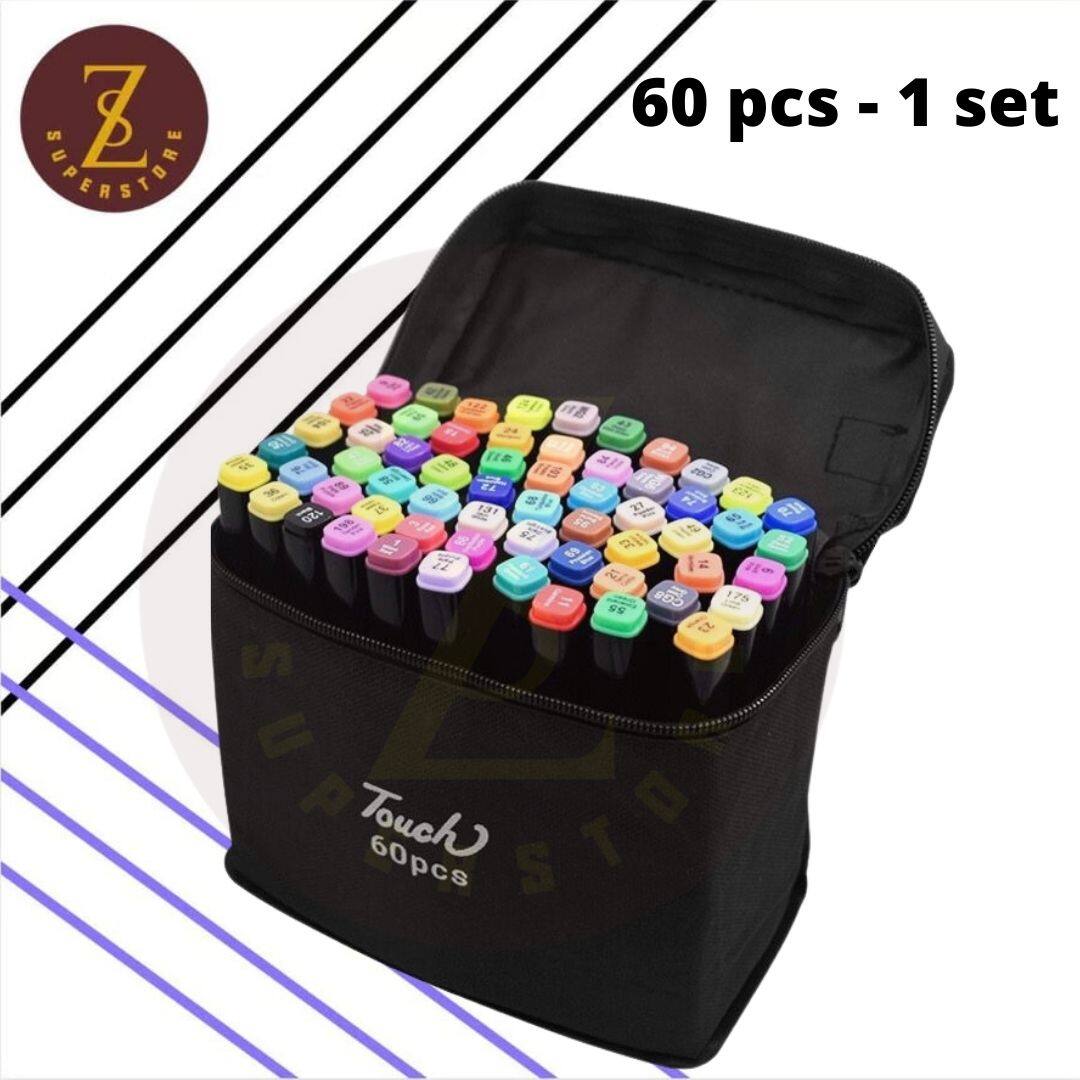 Touch Art Markers 24 / 36 / 48 / 60 /80 / 100 Twin Tip Drawing Copic ...