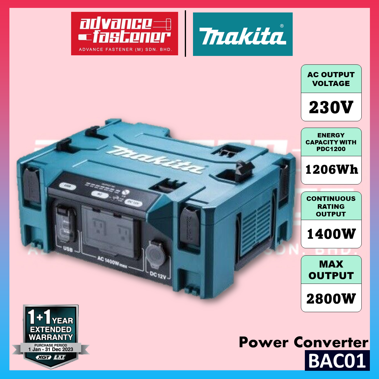 MAKITA BAC01 Power Converter | Lazada