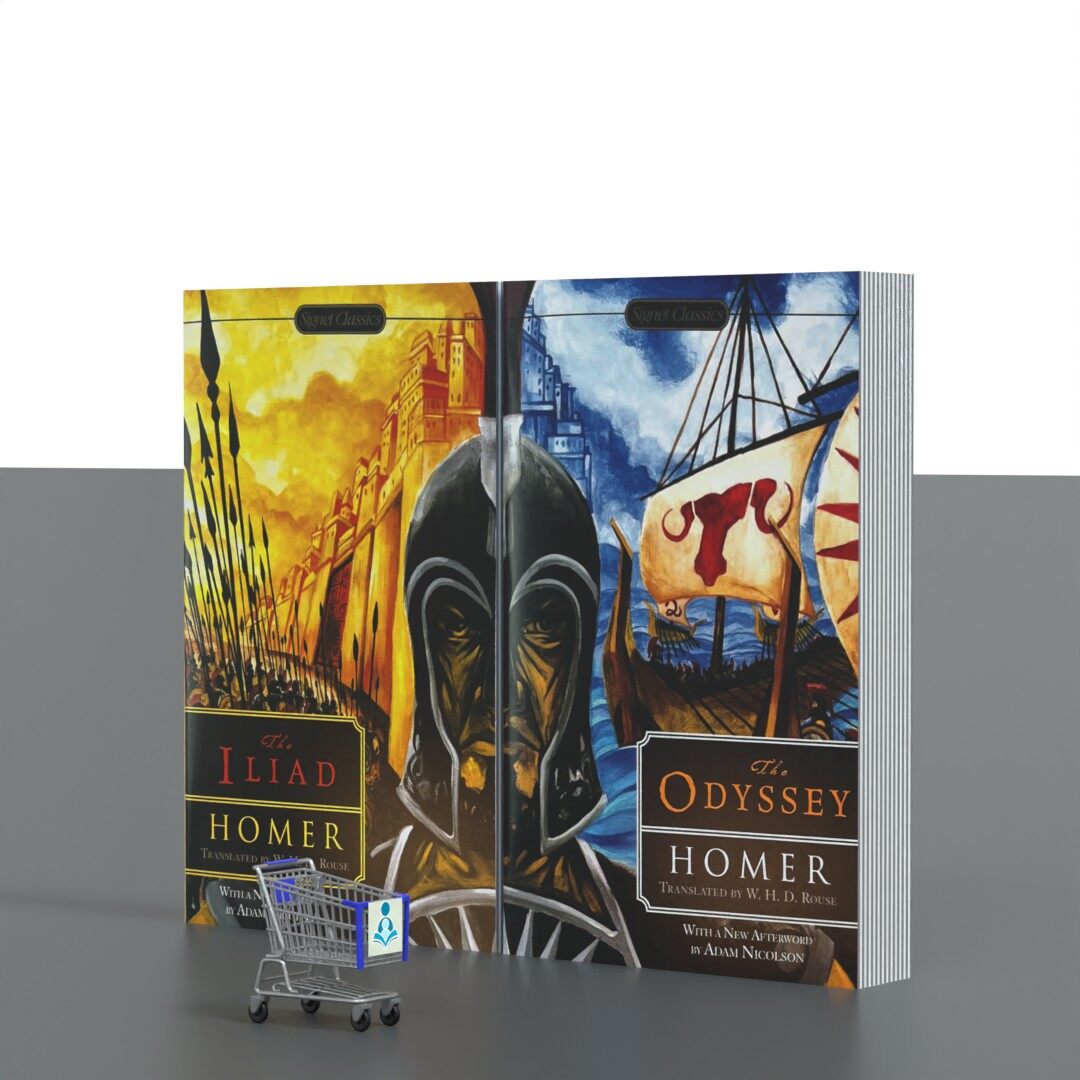 Homer's Epic Poems: The Iliad and The Odyssey (2 books) [Genuine][Epic ...