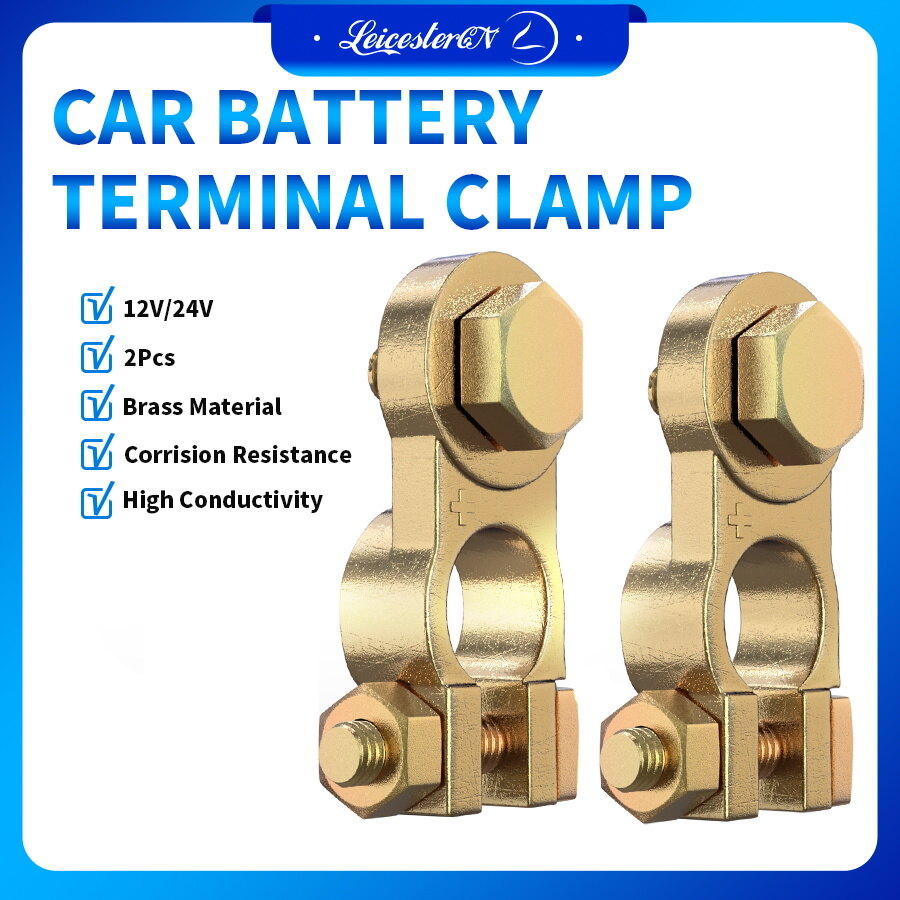 【free gaskets】LST 2PCS 12V/24V Battery Terminal Connectors Heavy-Duty ...