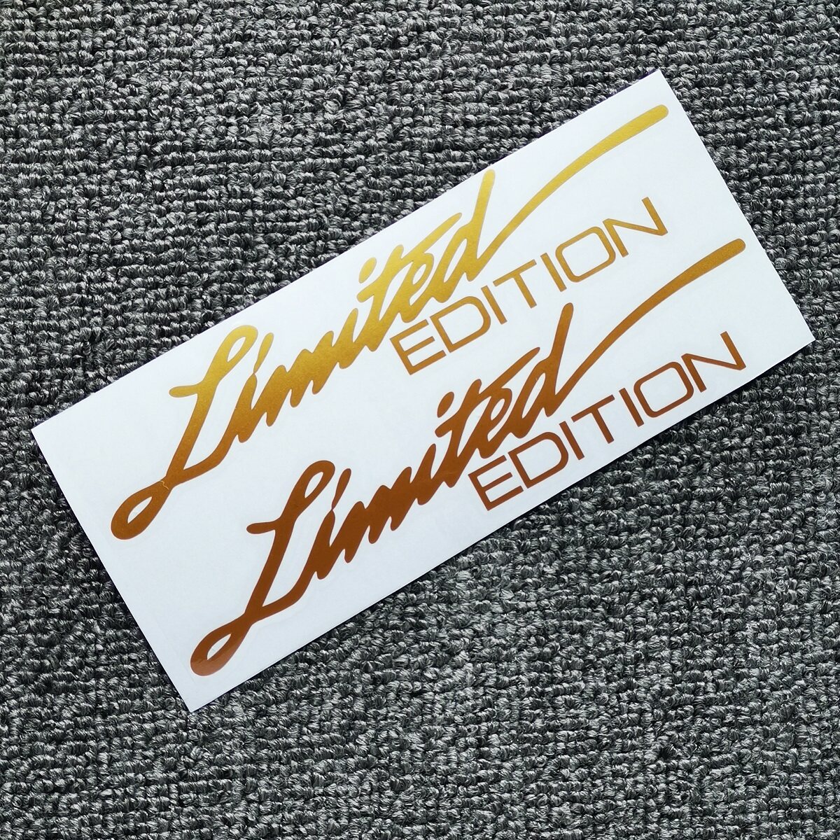 2pcs Car Reflective Sticker Limited Edition Creative Motorcycle Decals ...