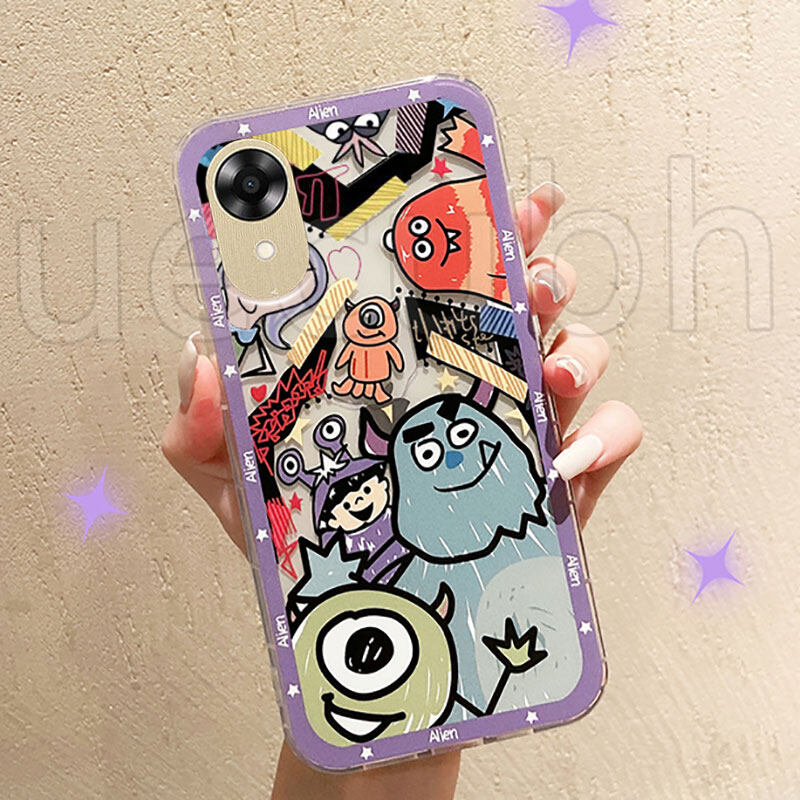 เคสโทรศัพท์ OPPO A17K 2022 Cool Scary Smiling Alien Monster ลายการ์ตูน ...