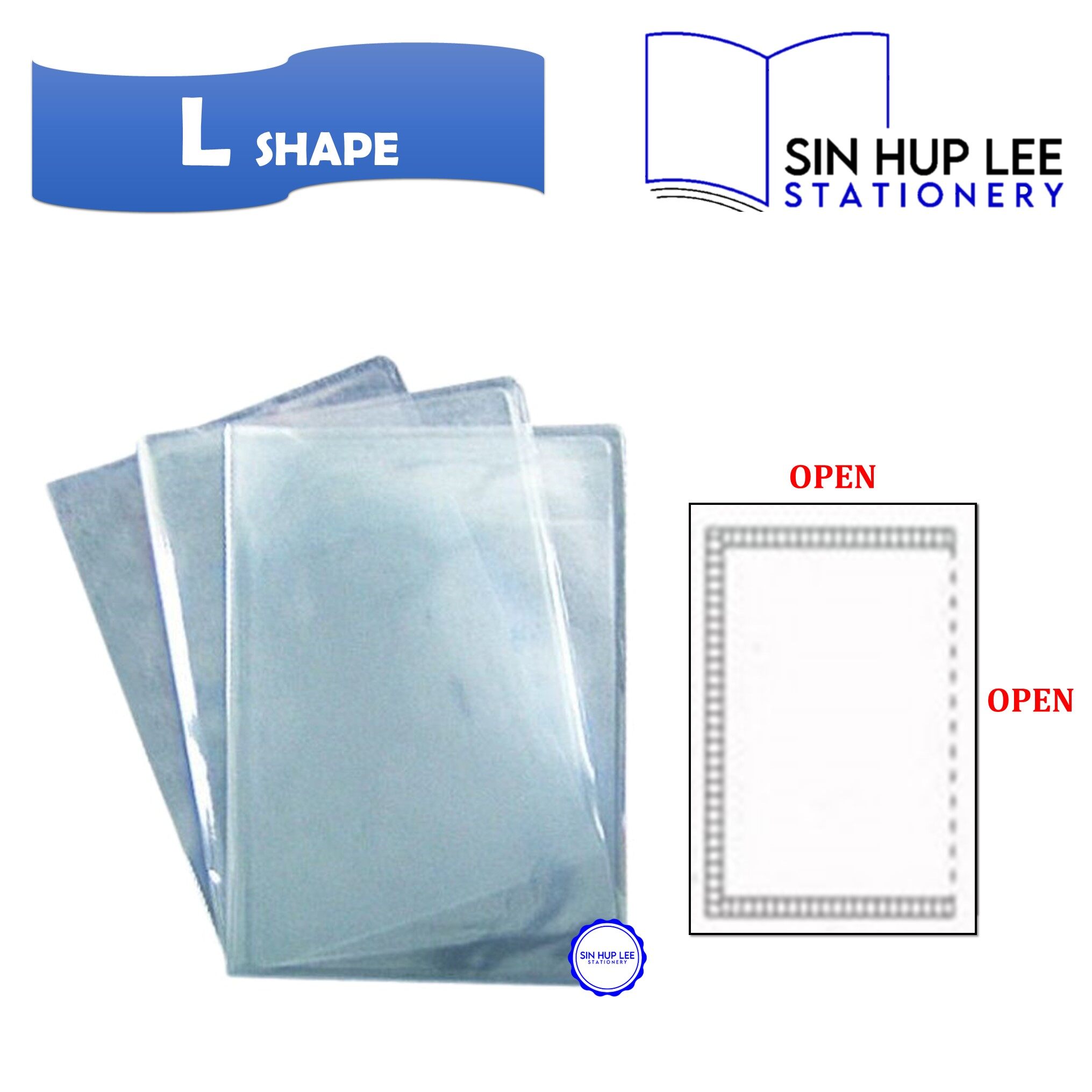 L/C/U SHAPE A4 TRANSPARENT FOLDER 1PCS | Lazada