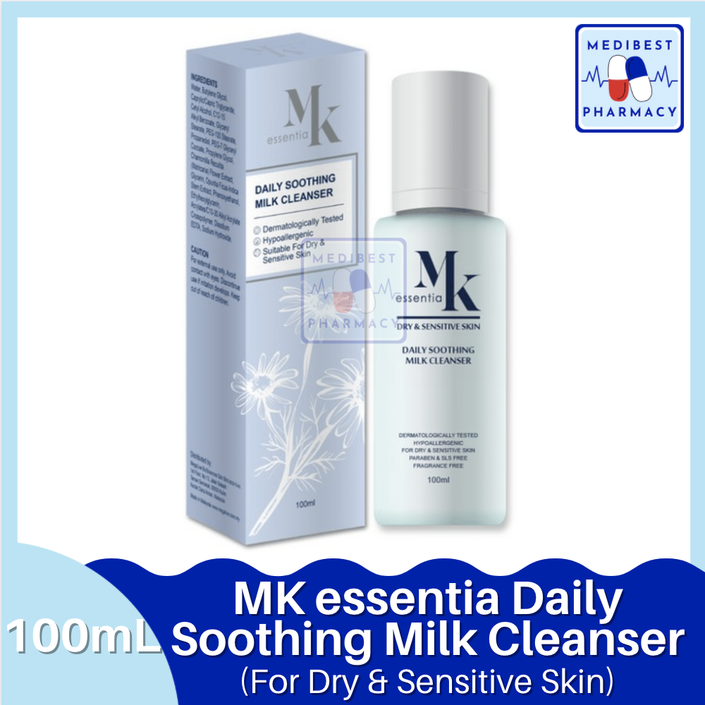 MK essentia Daily Soothing Milk Cleanser 100mL For Dry & Sensitive Skin ...