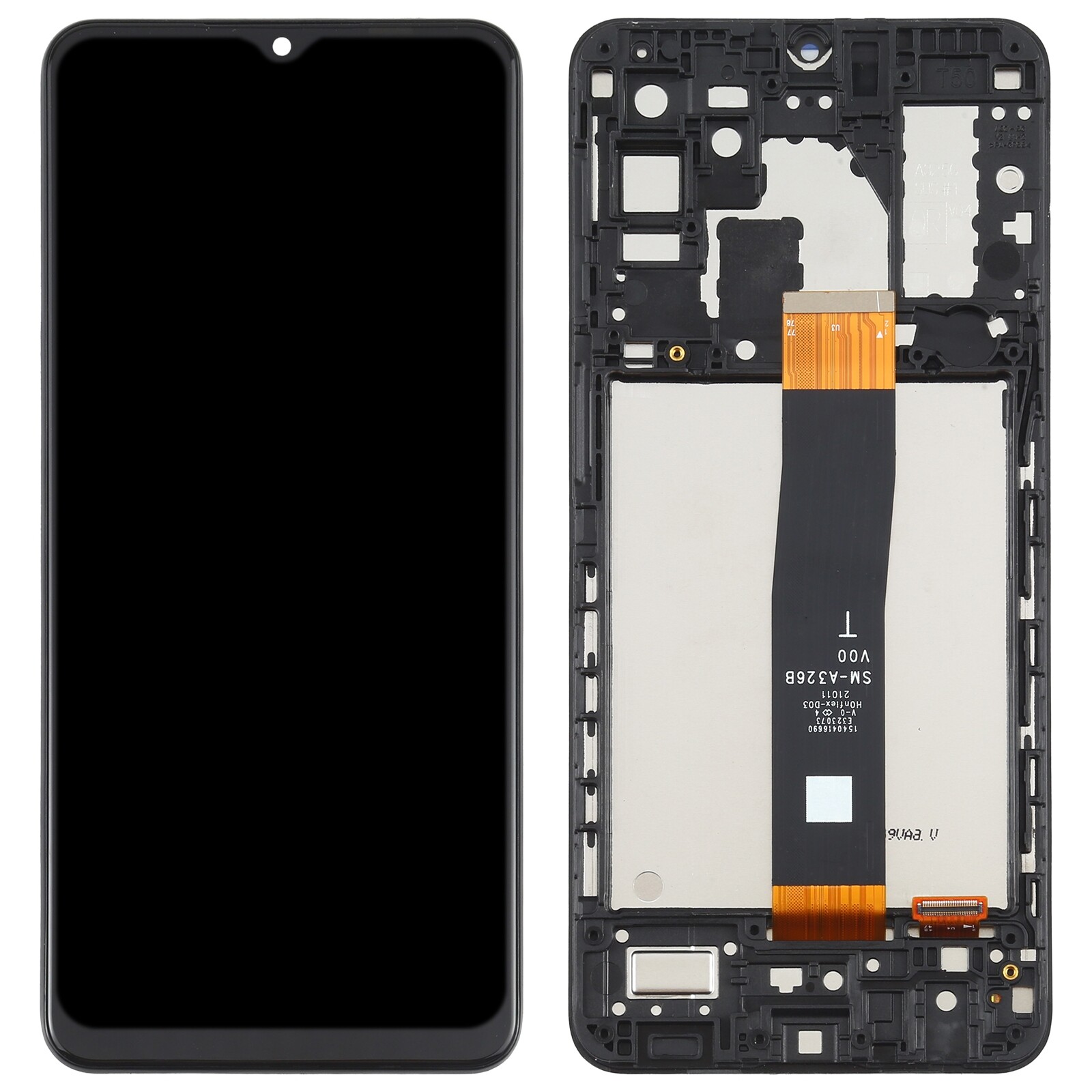 จอ LCD แบบดั้งเดิมและ Digitizer Full Assembly พร้อมกรอบสำหรับ Samsung ...