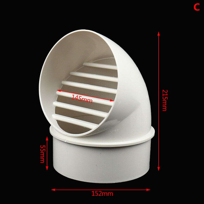 PVC Ventilation Exhaust Grille round Wall Ceiling Air Vent Grille ...
