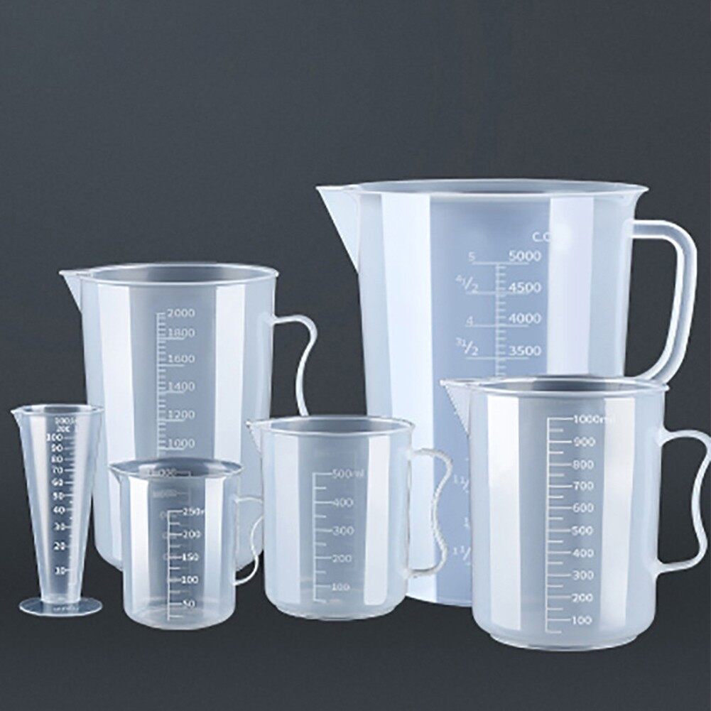250/500/1000/2000/5000ml Measuring Jug Plastic Beaker Kitchen ...