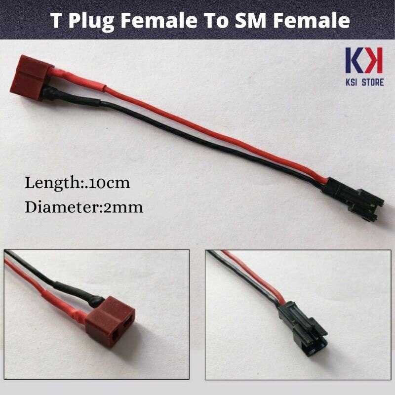 Battery Connector Wires RC Cables Plug Male Female JST SM XT60 Tamiya ...