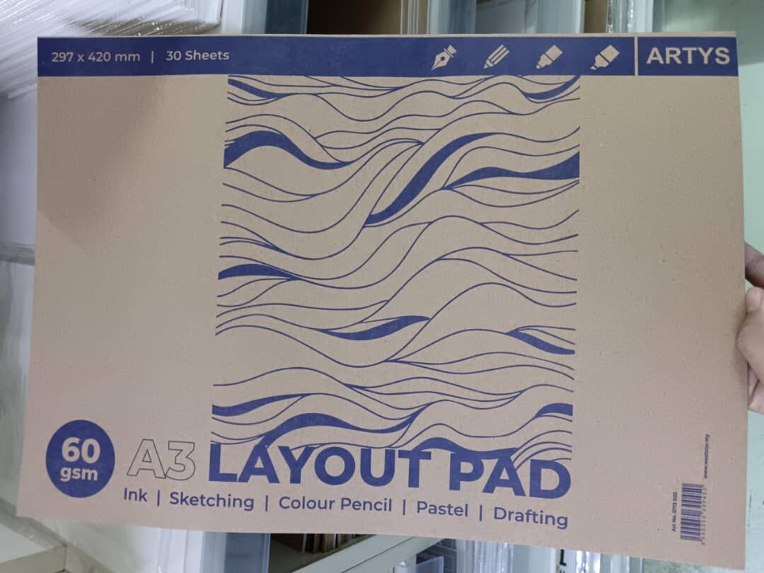 [WESTSTAR] UA/ARTYS Layout Pad A4, A3, A2 Layout Paper (30sheets)(60gsm ...