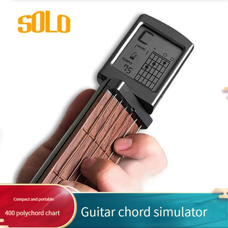 6-String 6 Frets Pocket Guitar Chord Trainer Portable Pocket Guitar ...