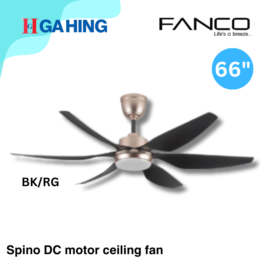 Fanco Spino DC motor ceiling fan 66 inch / Kipas Hiasan / Syiling Fan ...
