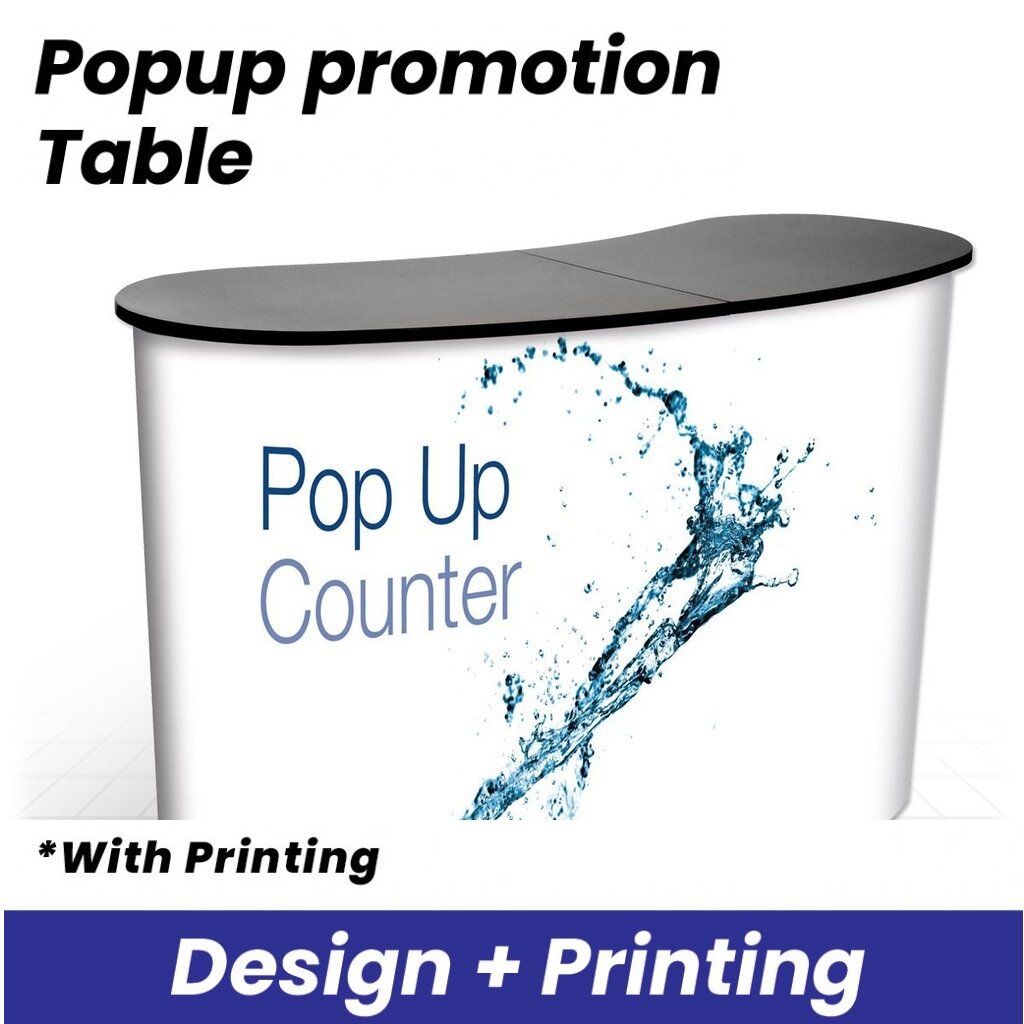 Pop Up Promotion Table / Pop Up Counter Booth With Customisable ...