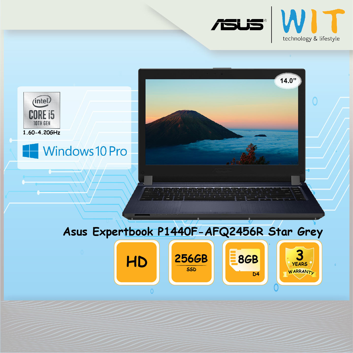 ASUS ExpertBook P1440FA Price in Malaysia & Specs - RM2999 | TechNave