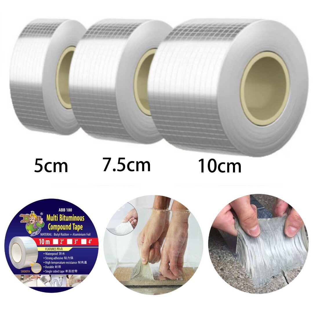 Waterproof Tape aluminium Bituminous Compound Tape Power Gam Bumbung ...