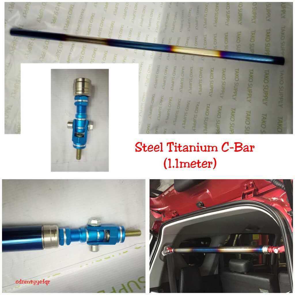 UNIVERSAL TITANIUM C X iron BAR 1.1METER WITH BRACKET for 4x4 Hilux ...