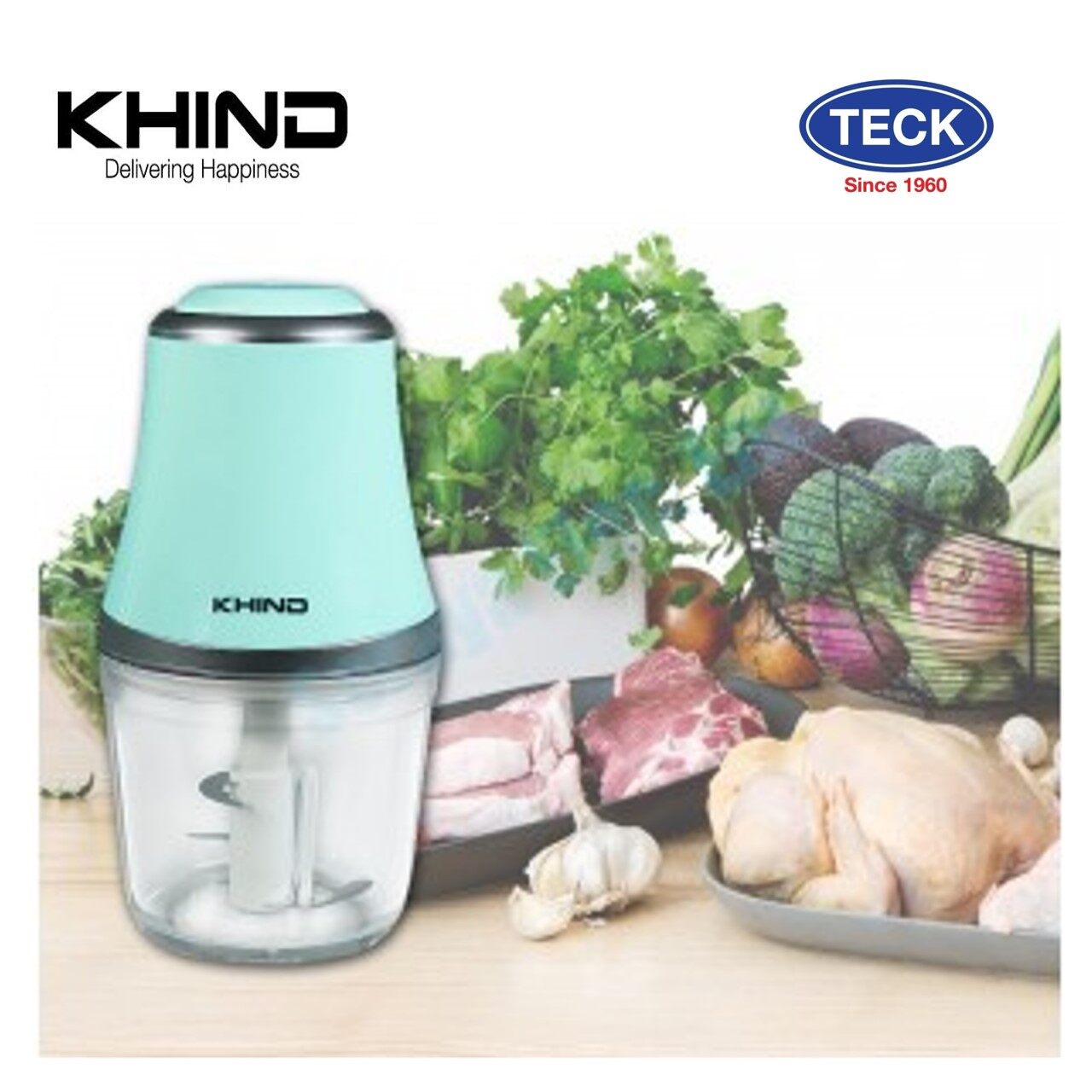 khind (FPC900) 0.6L Mini Food chopper (FPC-900) | Lazada
