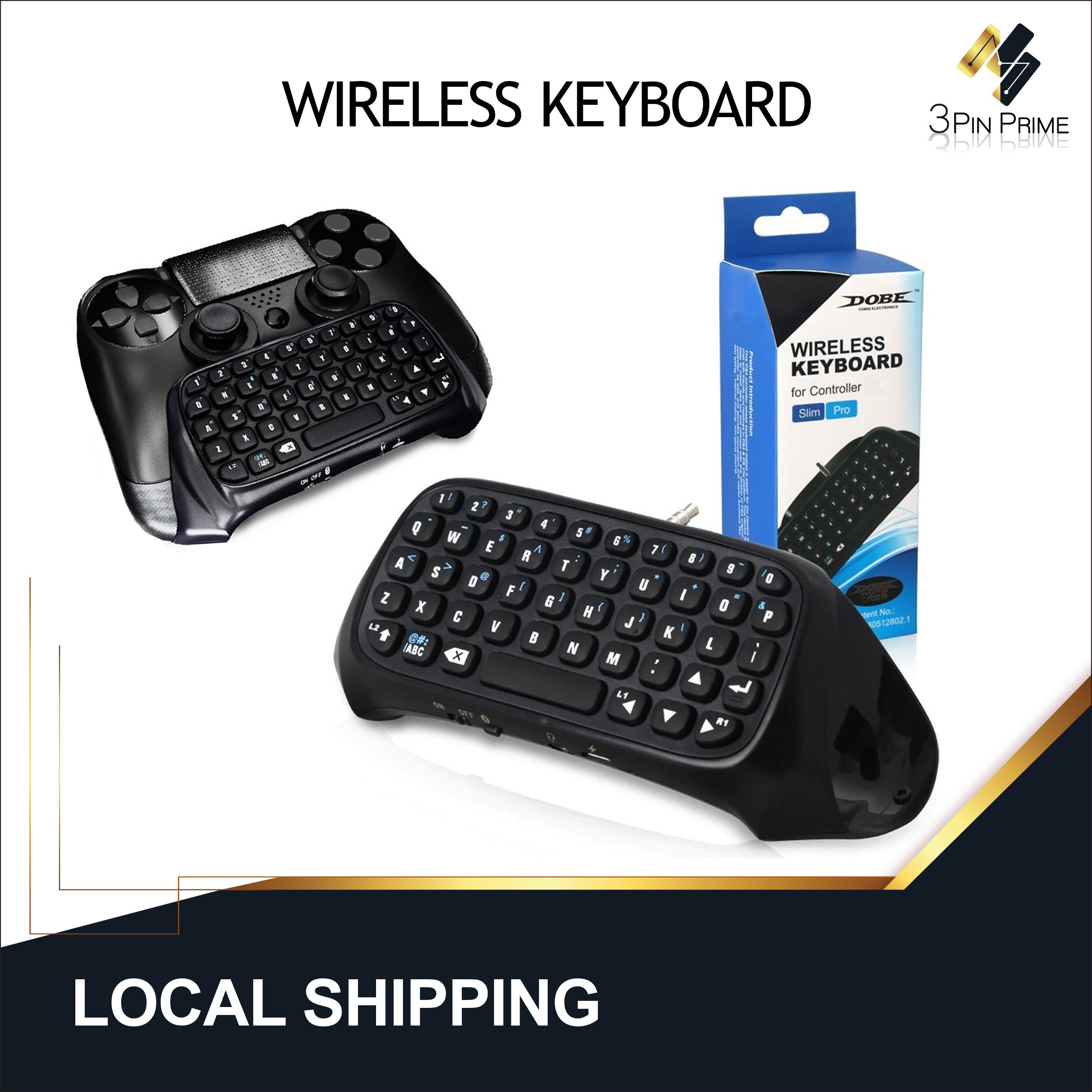 DOBE Mini Wireless Bluetooth Keyboard Handle Keyboard For Controller ...