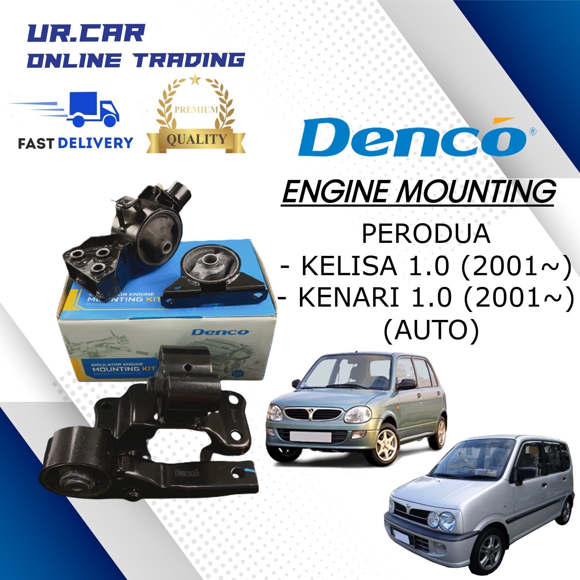 DENCO PERODUA KELISA 1.0 (2001~) , KENARI 1.0 (AUTO) ENGINE MOUNTING ...