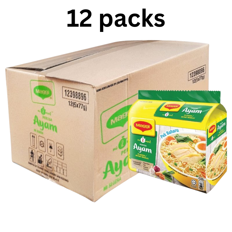 Maggi Mee Instant Noodles Curry | Maggi Mi Segera Kari (5 Packs x 79g ...
