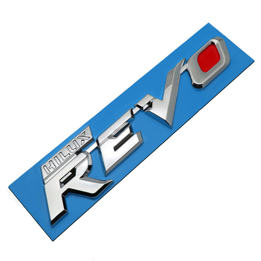 3D Stickers For TOYOTA HILUX REVO Emblem Rear Back Tail Trunk Decal ...