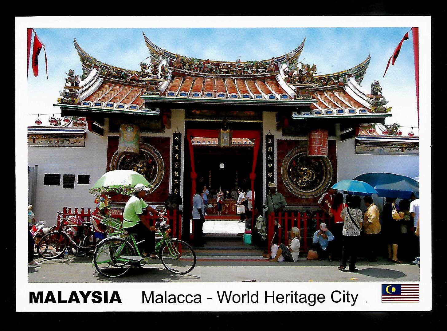 Malaysia Postcard - Malacca Cheng Hoon Teng Temple | Lazada