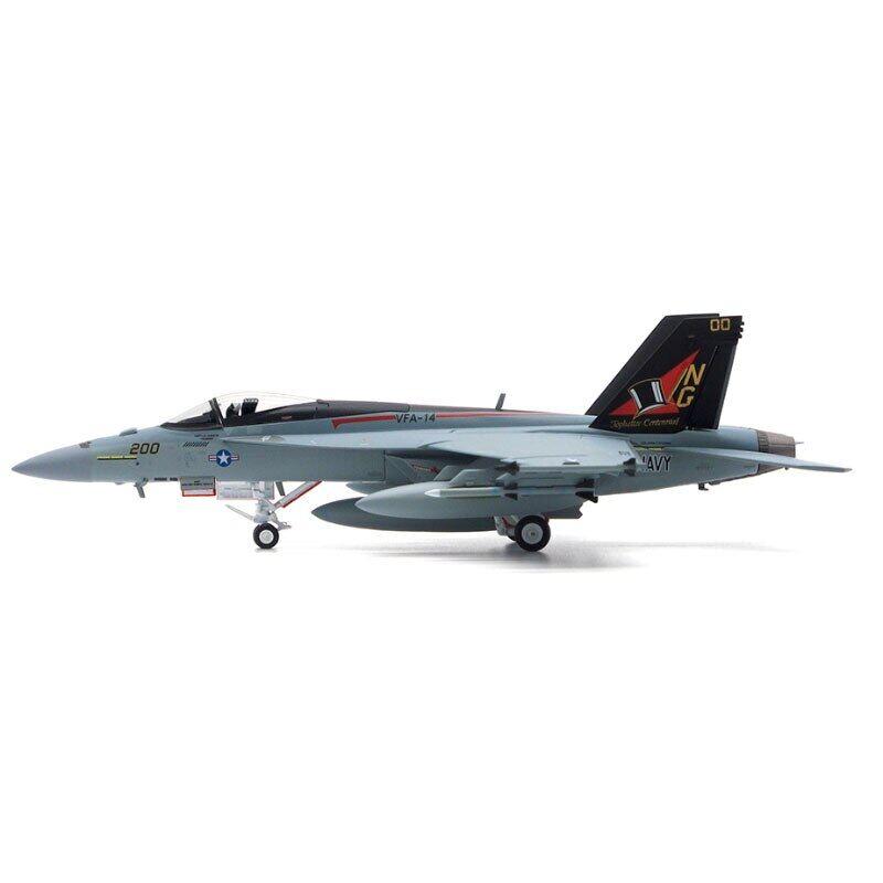 Diecast 1/72 US Navy F/A-18E VFA-14โมเดลเครื่องบินรบ F18วัสดุจำลองของ ...