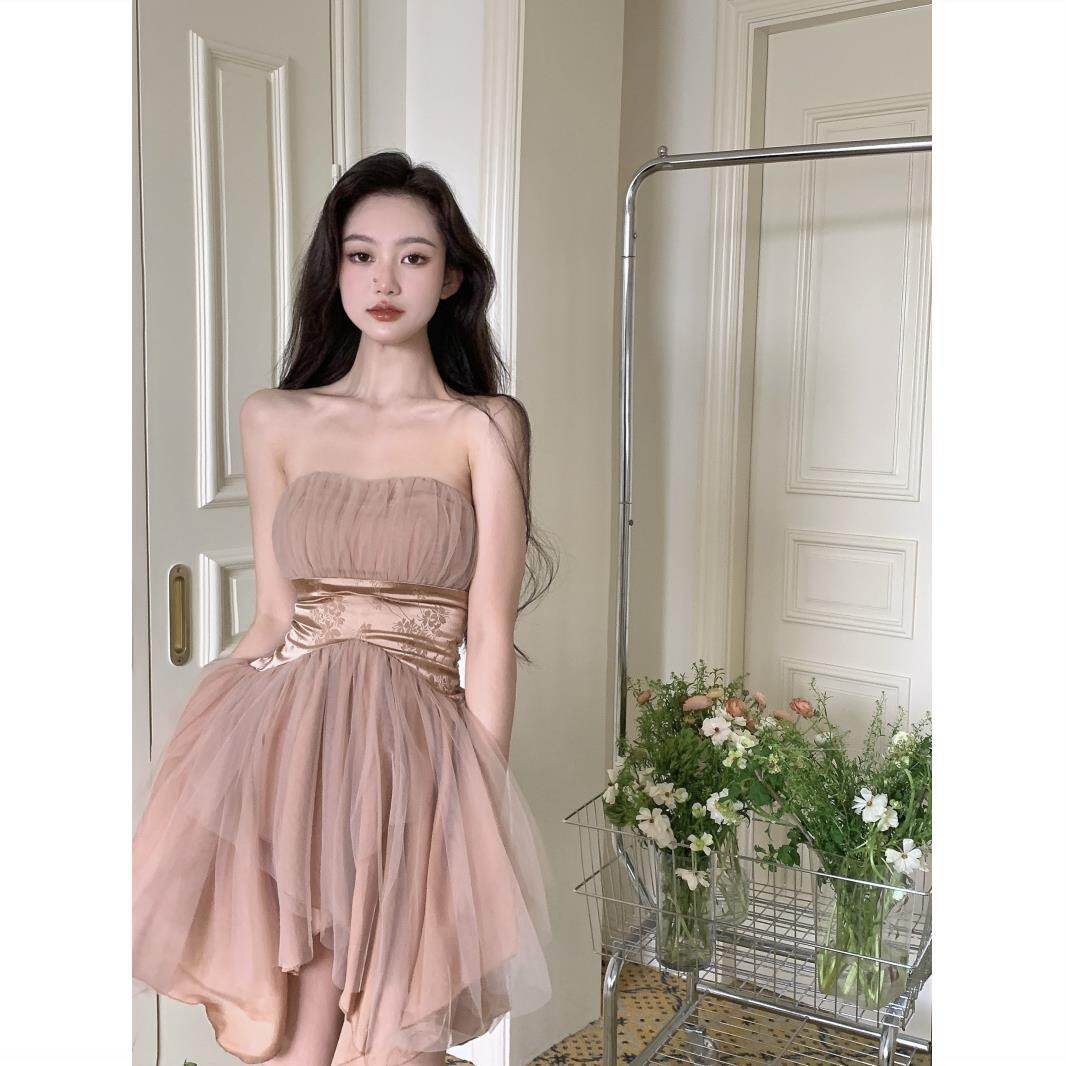 COCONI ออกแบบชุดเดรสคอปกโปโล ผู้หญิงใหม่สไตล์เกาหลียาวเอวอเนกประสงค์ A ...