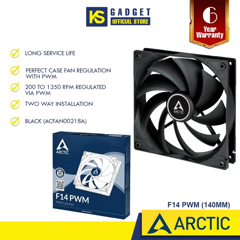 ARCTIC F8 / F12 /F14 PWM Case Cooling Fan With PWM [Quiet And Efficient ...