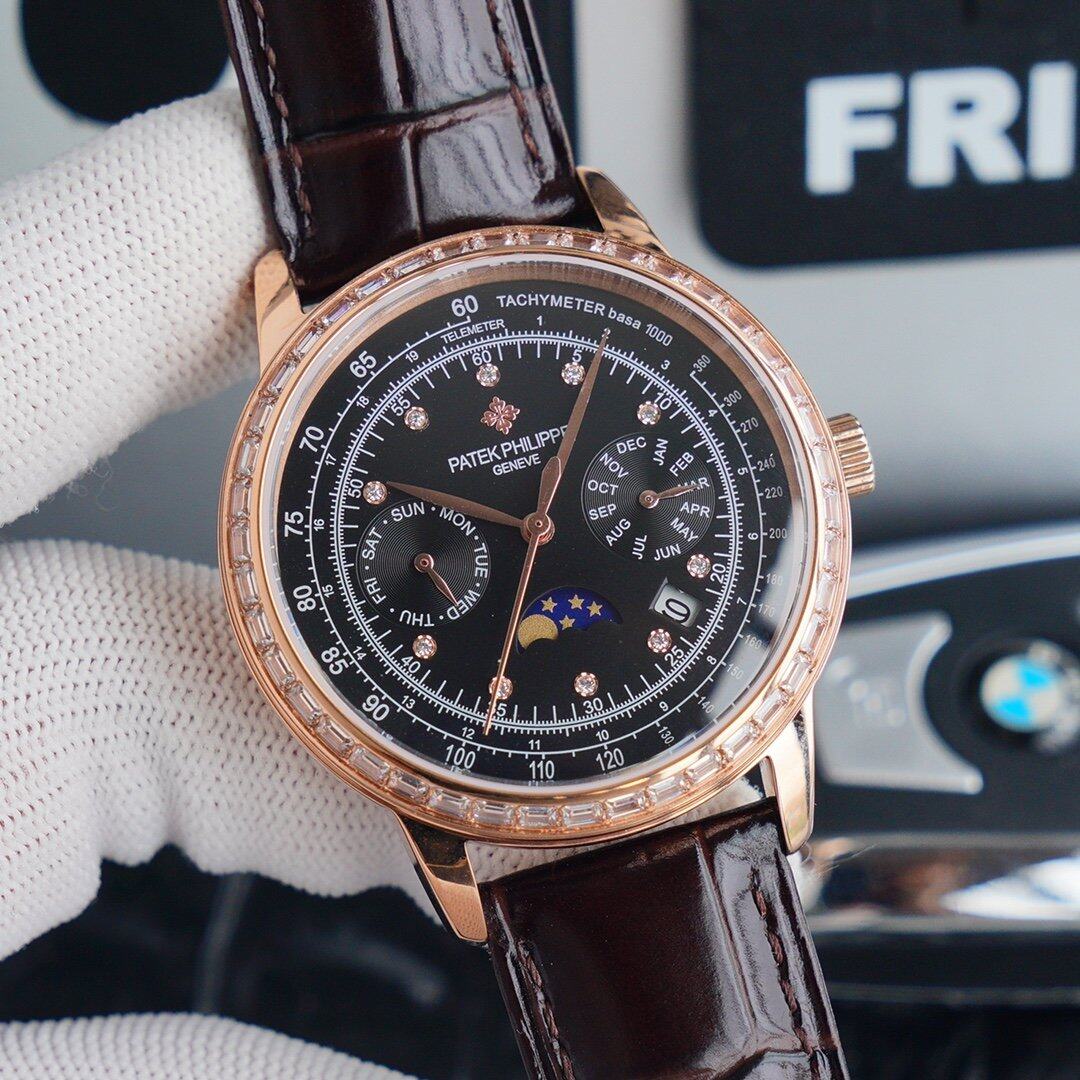 Patek Philippes อัตโนมัตินาฬิกากลไกนาฬิกาสำหรับผู้ชาย Hollow แฟชั่น ...