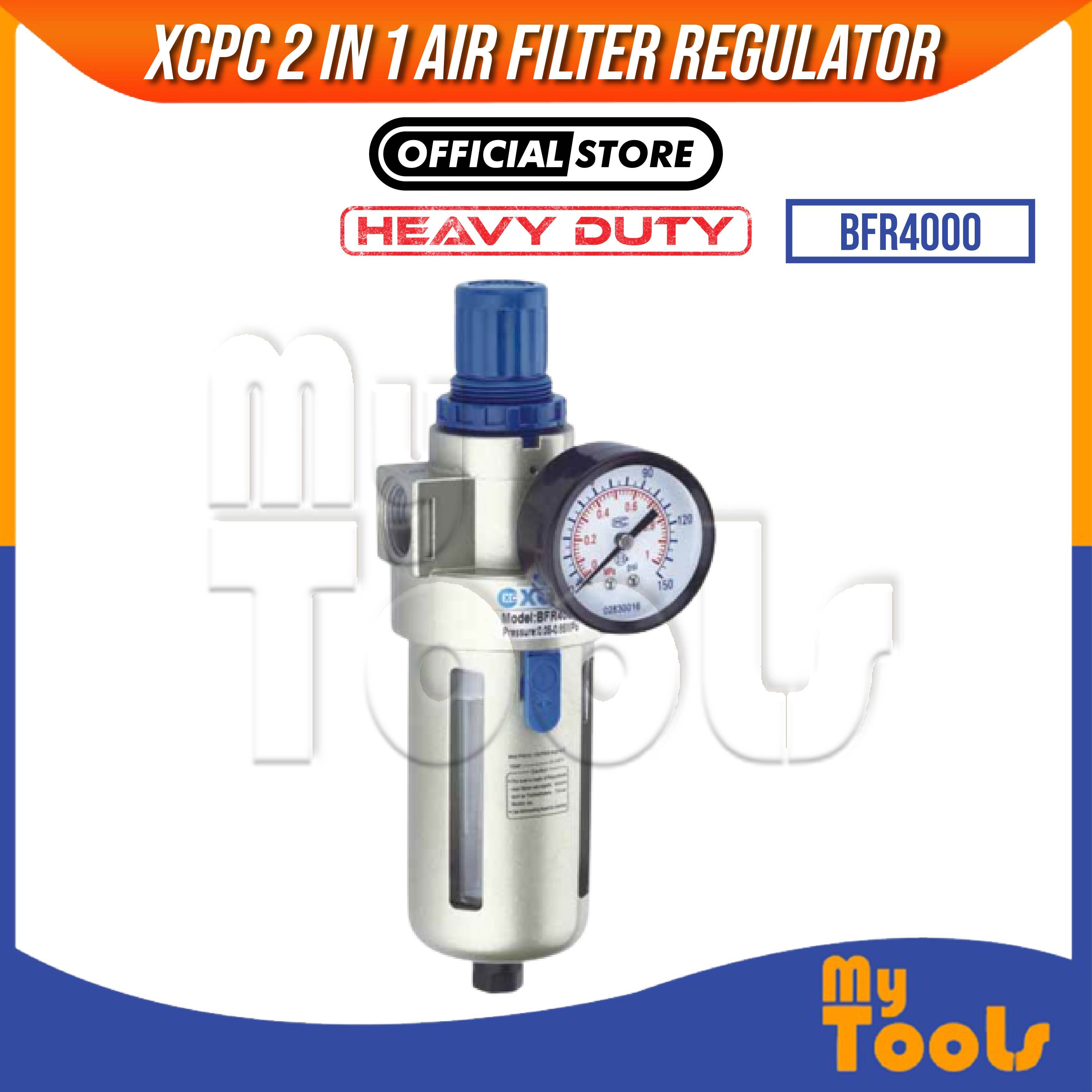 Mytools XCPC BFR4000 AIR REGULATOR FILTER WATER TRAP 2 N 1 GAUGE ...