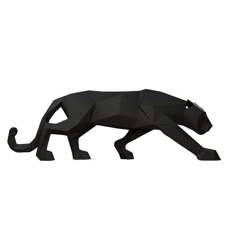 Black Leopard Origami 3D Paper DIY Manual Toy Animal Sculpture ...