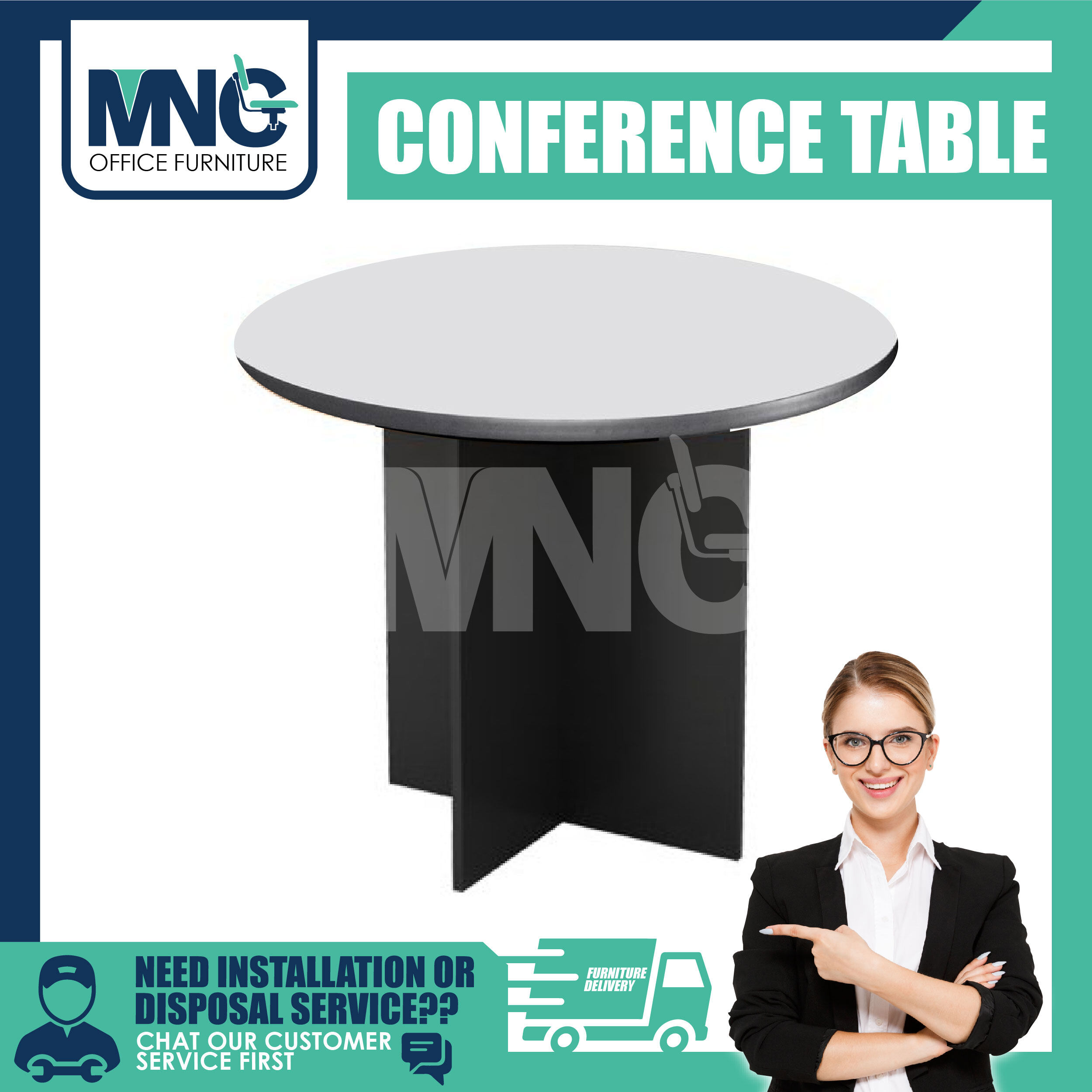 Round Conference Table / Oval Conference Table / Executive Table ...
