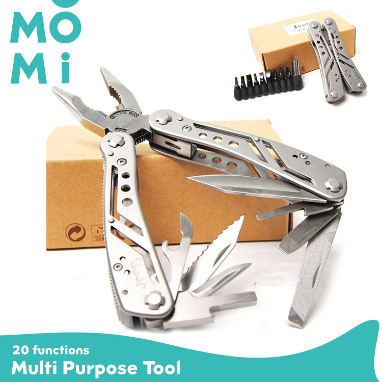 Stainless Steel Multi Purpose Ultimate Jeep Tool Set 20 Functions ...