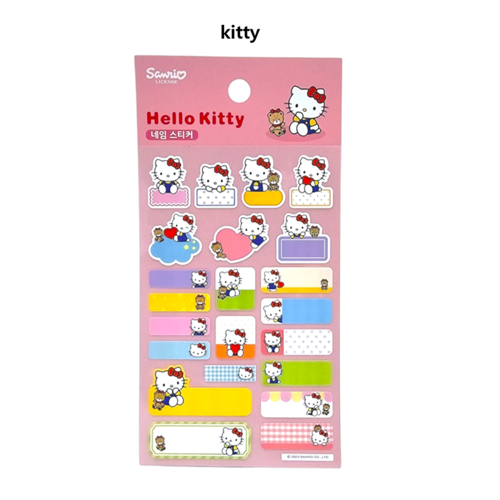 [SANRIO] NAME STICKER (Pompompurin/Kitty/Pochacco) | Lazada Singapore
