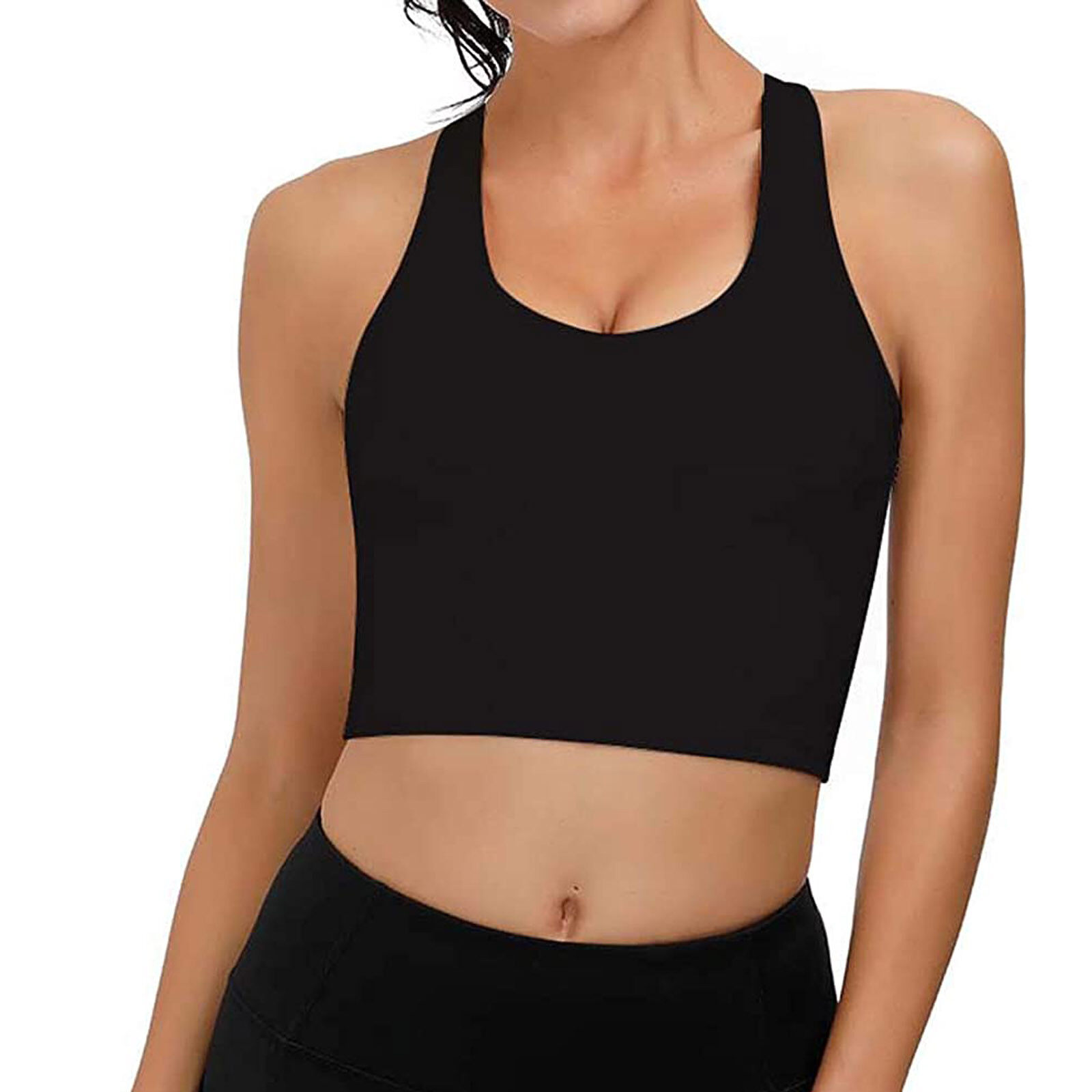 LANGZ แฟชั่นผู้หญิงแขนกุดเสื้อกั๊กลำลองสุภาพสตรีหน้าอก Pad การ ...