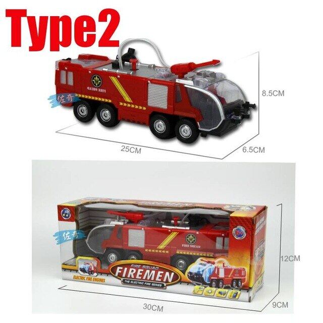 2 types Fireman Sam Fire Truck/Engine Vehicle Car Toys with Music ...