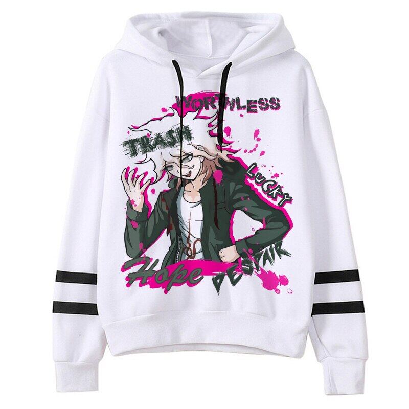Ouma Kokichi Danganronpa Nagito Komaeda hoodies men harajuku hip hop ...