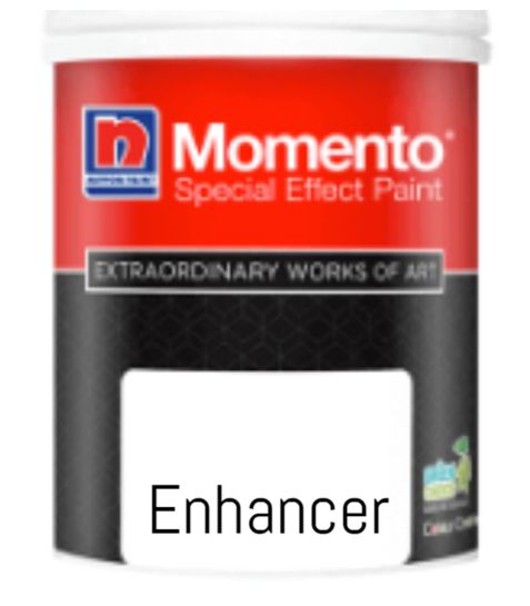 Nippon Paint Momento Set (Easy Wash 1L + Top Coat Enhancer Cloud Gold ...