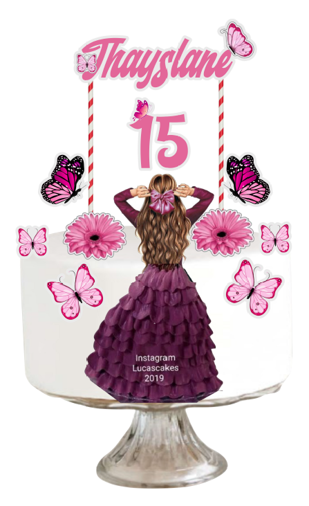 Girl Woman sweet cute Cake Topper | Lazada