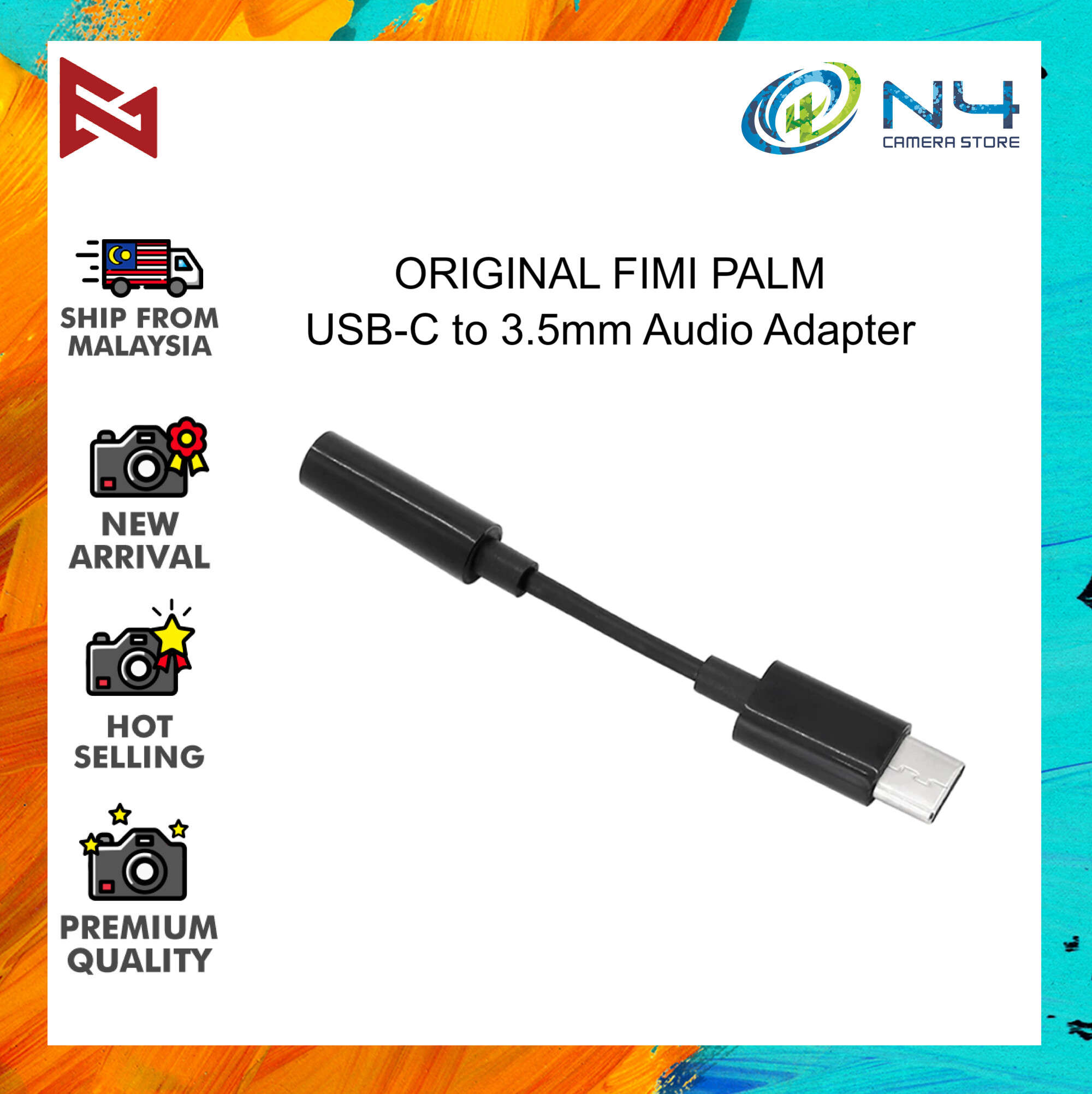 Original FIMI PLAM Video Cable 3.5mm Micphone Plughole Plug Transfer ...