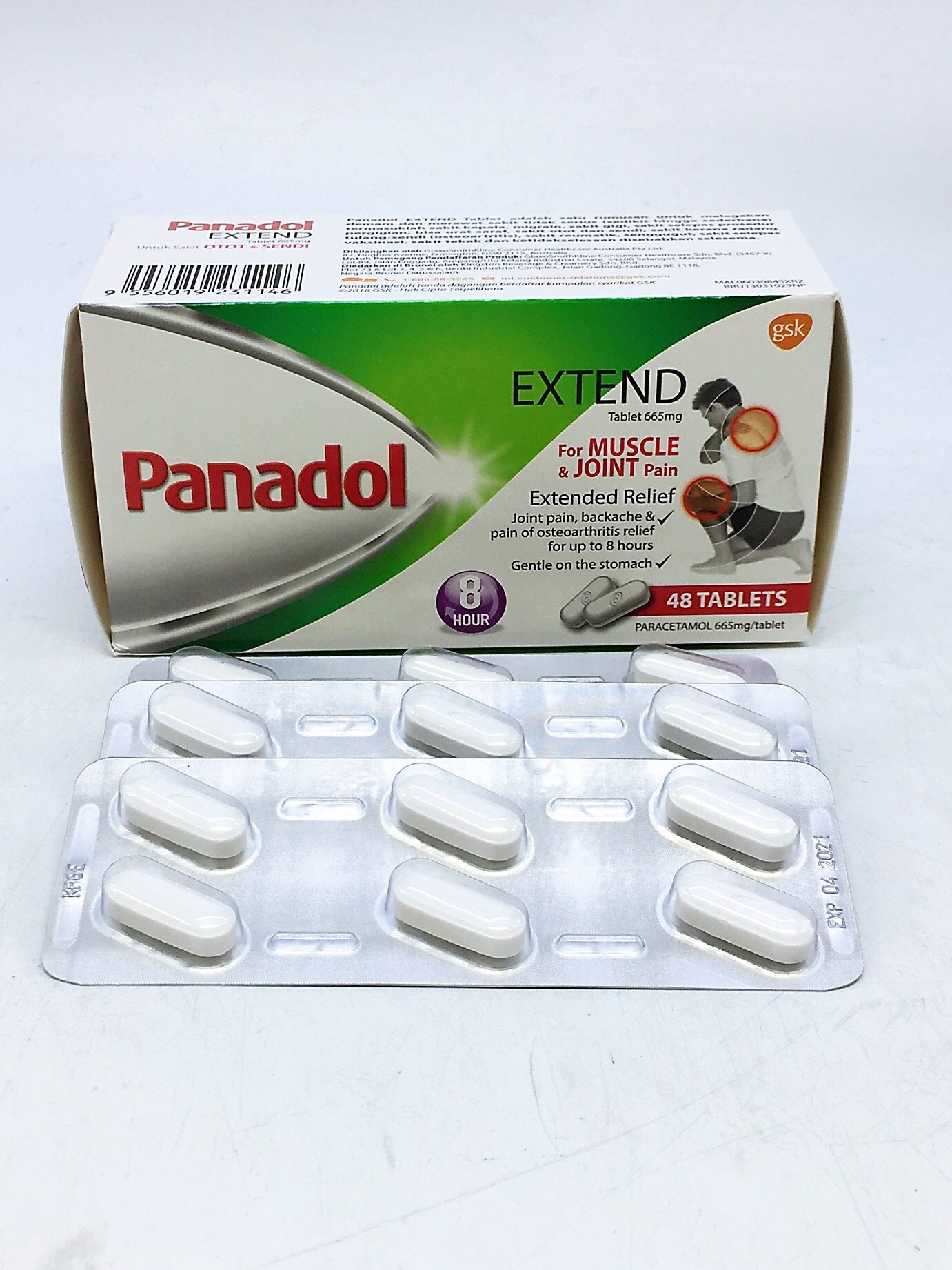 PANADOL EXTEND ( 6 caplets X 8 blister ) | Lazada