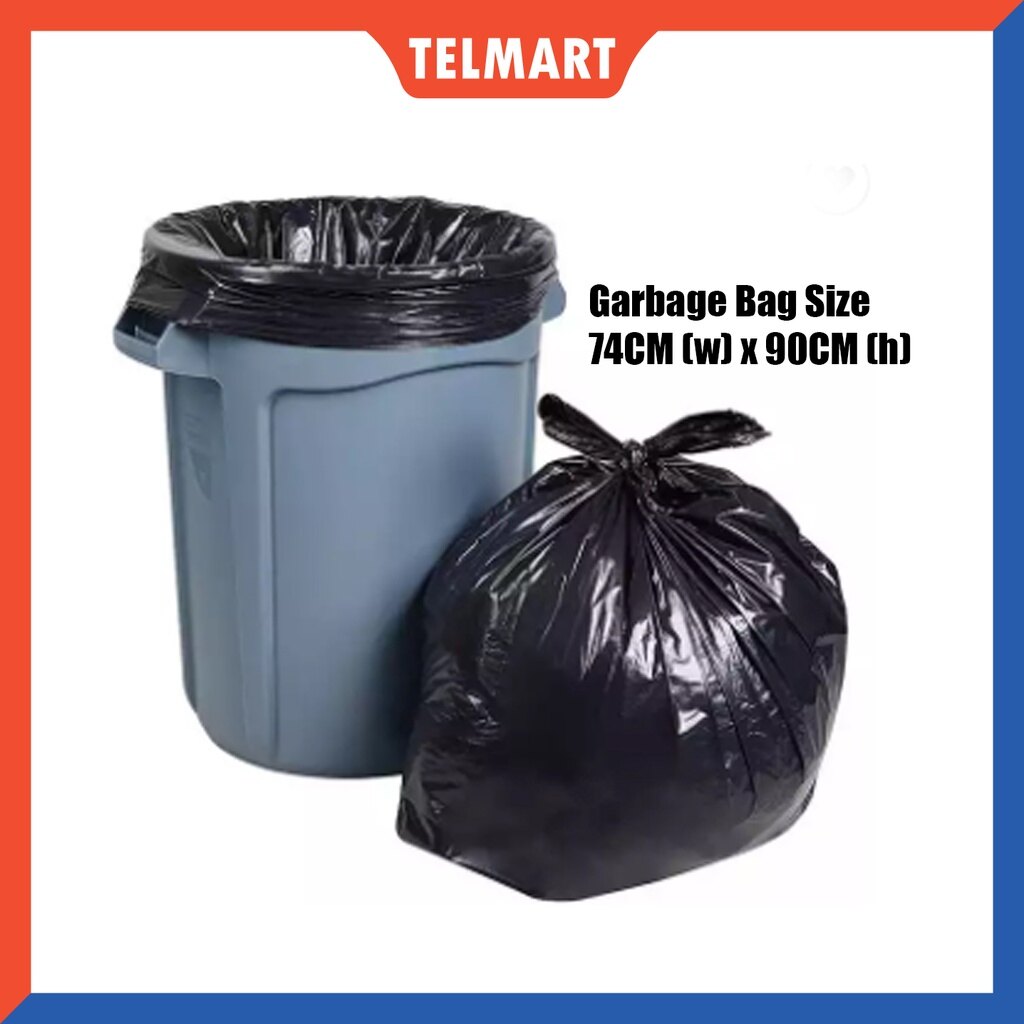 TELMART JCP MURAH HDPE Garbage Bag (74cm X 90cm)/ Plastik Beg Sampah ...