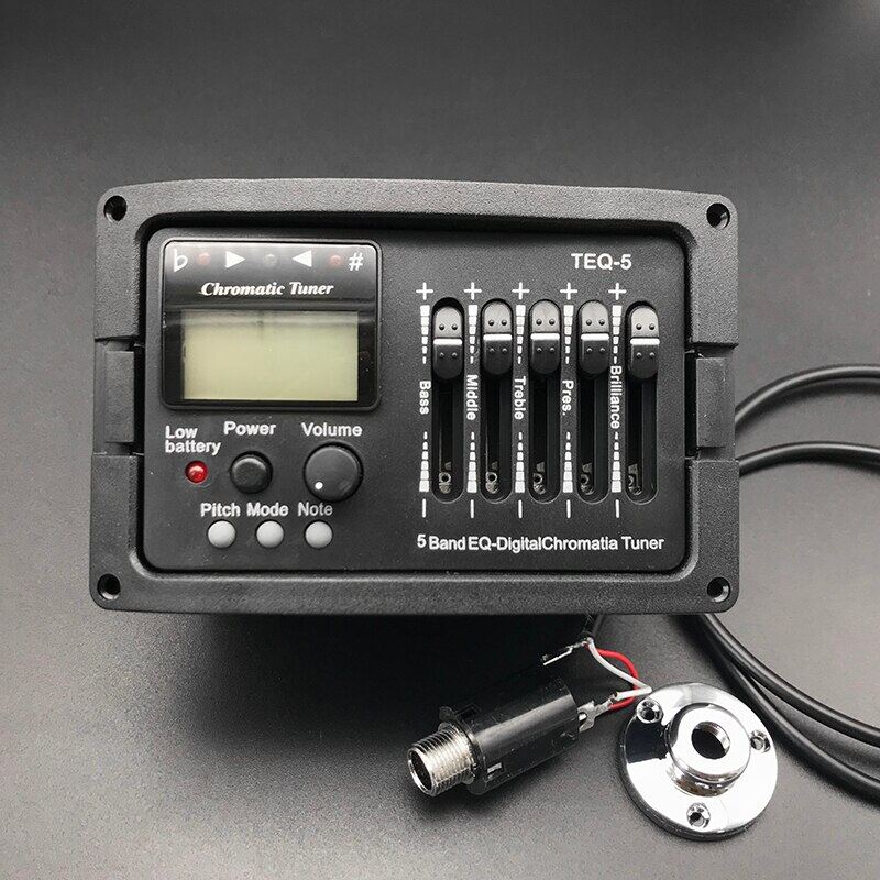 5 Band Acoustic Gui Preamp EQ Equalizer Classical Acoustic Gui ...