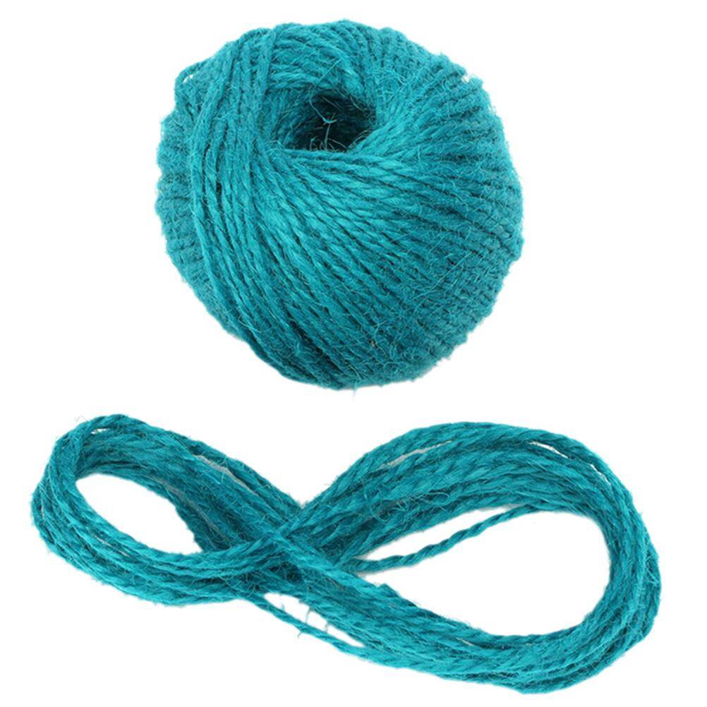 Aolie 50M 2MM Wrap Gift Link Paper Tag Jute Burlap Ribbon Twine Rope ...