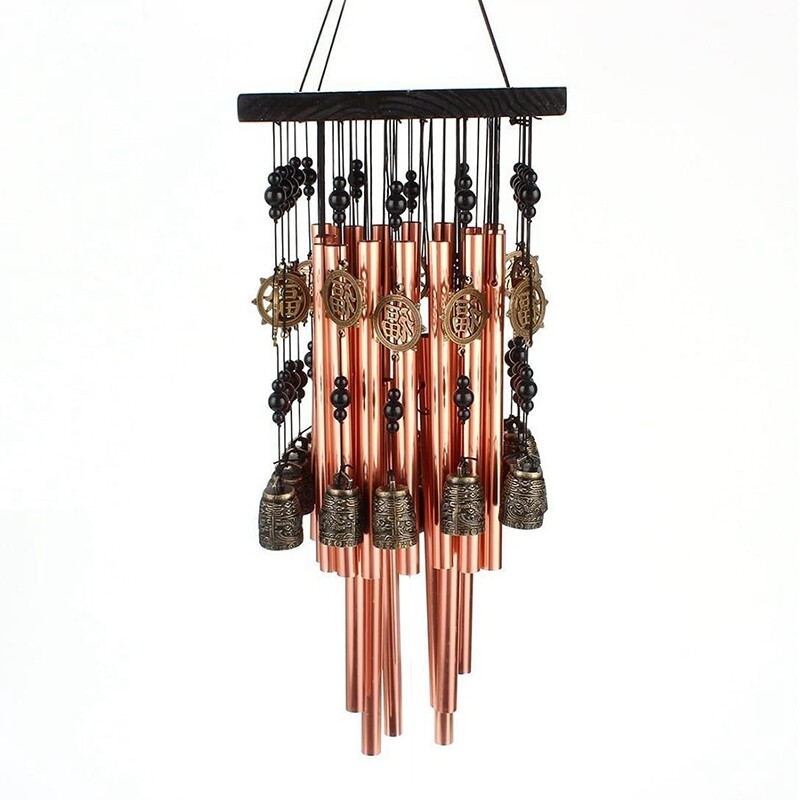 Outdoor Indoor Metal Tube Wind Chime with Copper Bell Large Windchimes ...