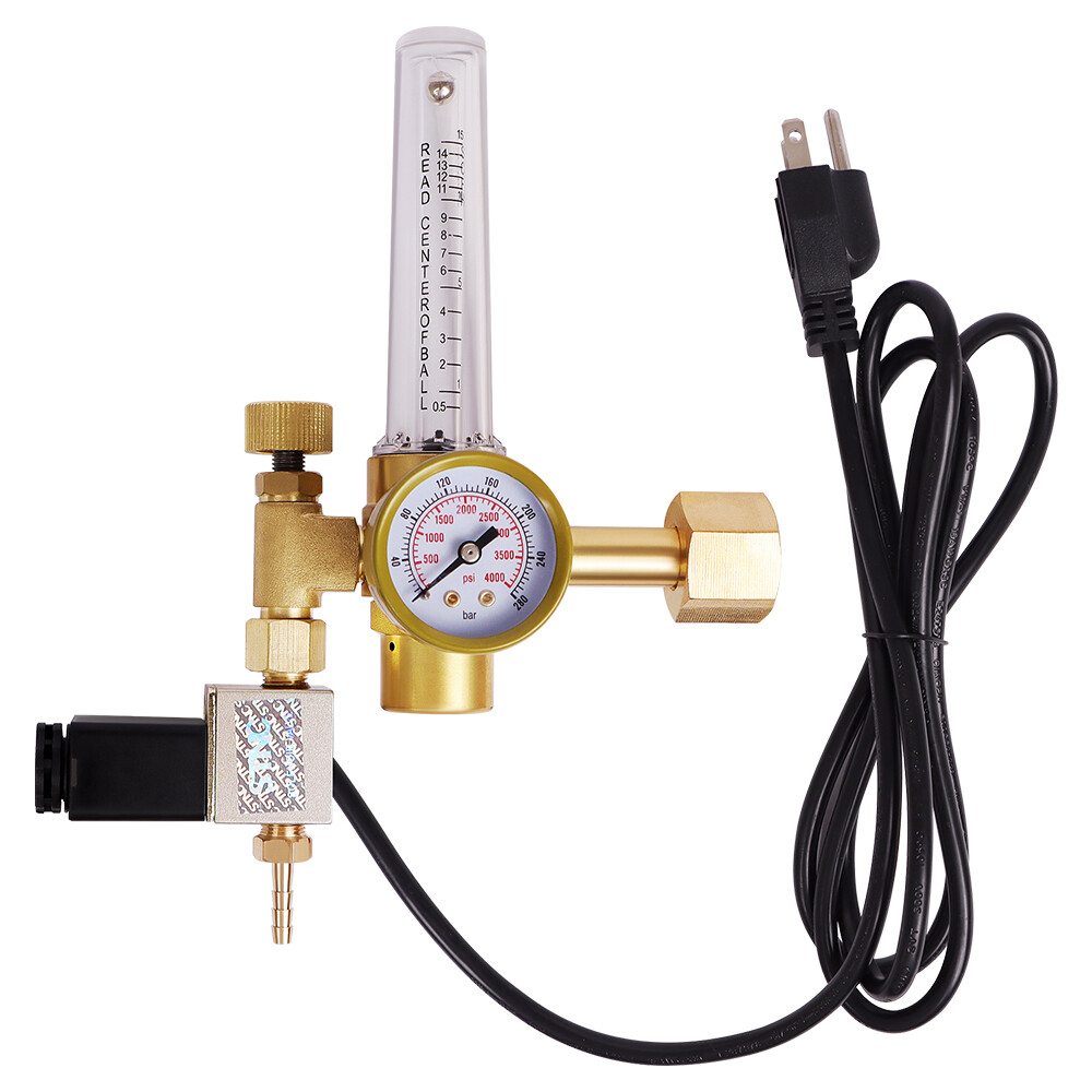 Co2 pressure gauge controller (cga320) controls the flow of pressurized ...