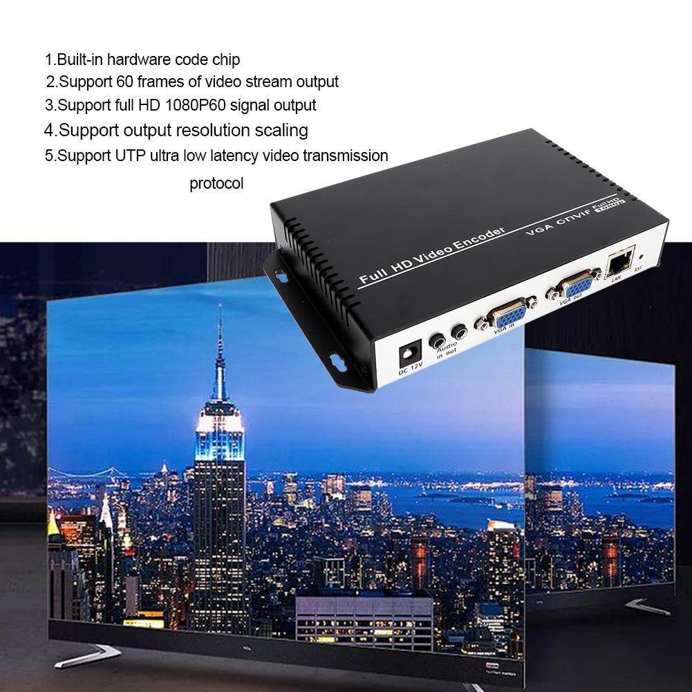 【tharnant】VGA Video Encoder HTTP RTSP RTMP UDP HD Living วิดีโอสตรีมมิ่งสัญญาณ Encoder US Plug ...