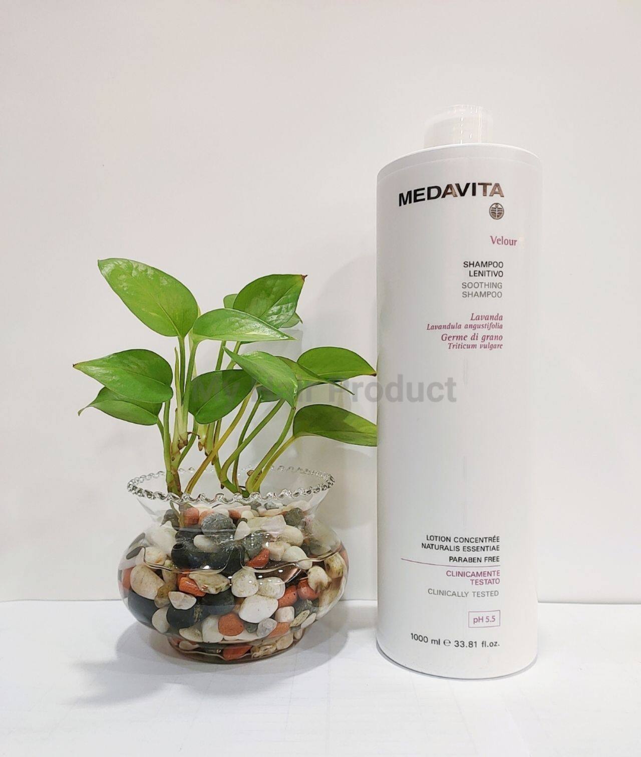 Original Medavita Velour Soothing Shampoo pH 5.5 1000ml | Lazada