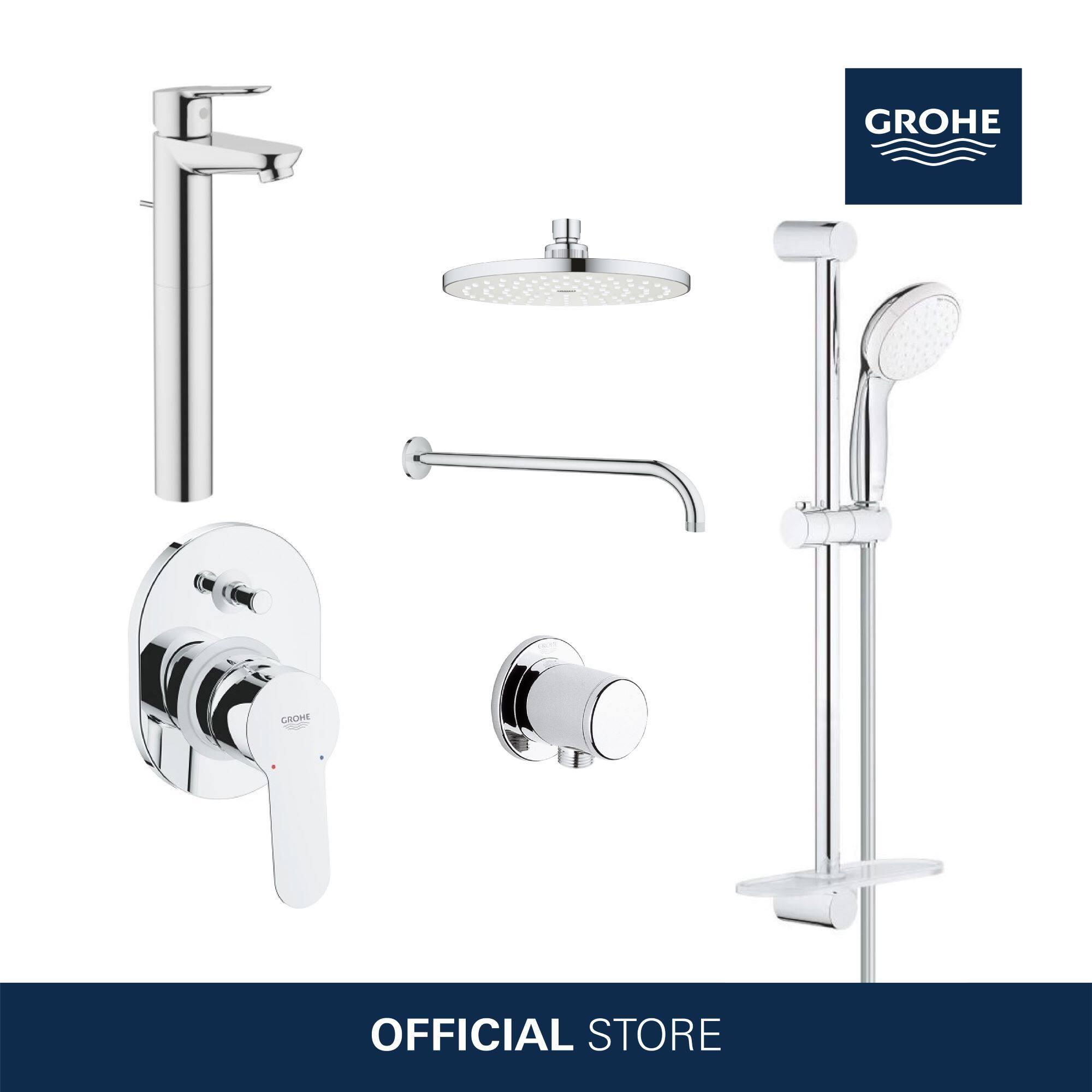 GROHE BAUEDGE CONCEALED BATH/ SHOWER PACKAGE 4 | Lazada
